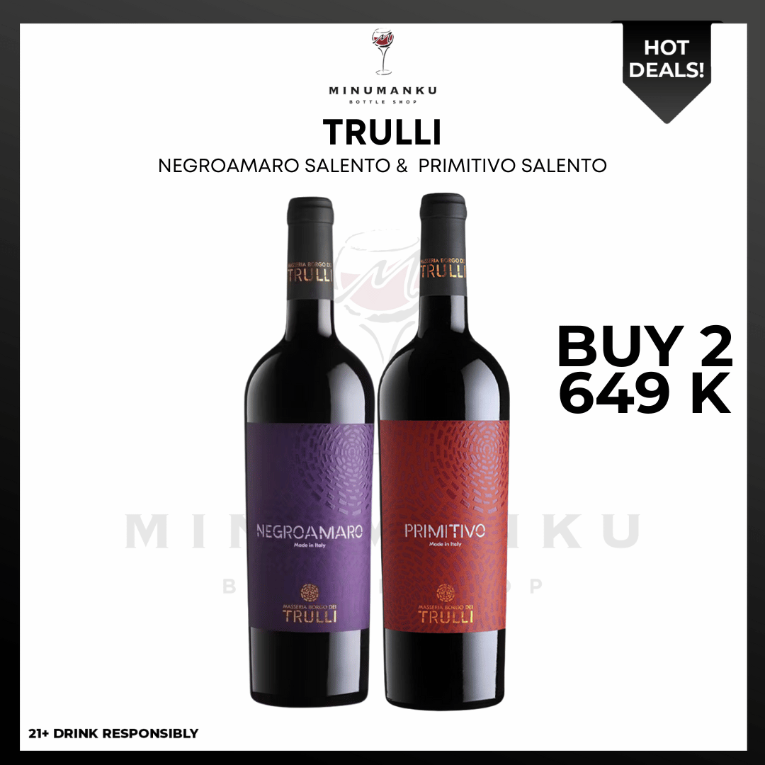 TRULLI NEGROAMARO SALENTO ITALY RED WINE SPECIAL BUY 2 – Minumanku
