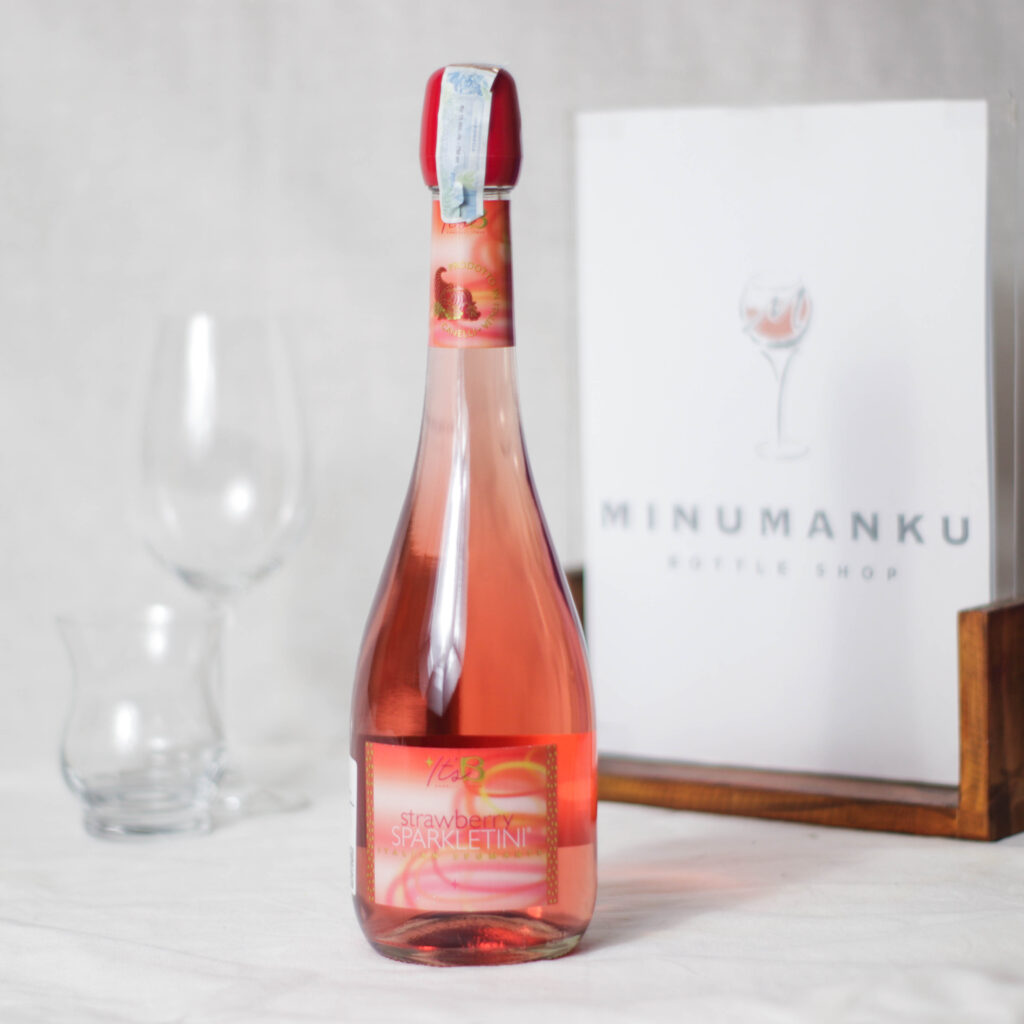 Bosca It’s B Strawberry Sparkletini Italian Spumante sparkling – Minumanku